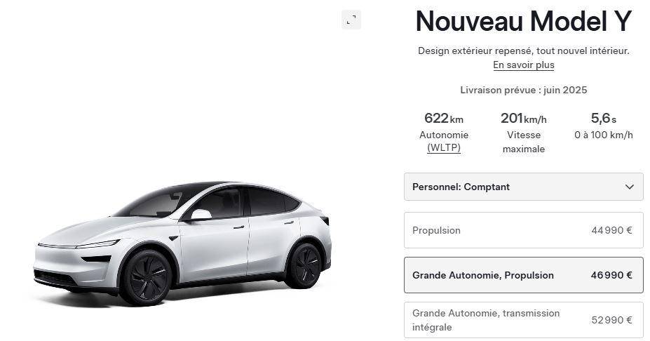 Commandez dès maintenant le nouveau Tesla Model Y en France ...
